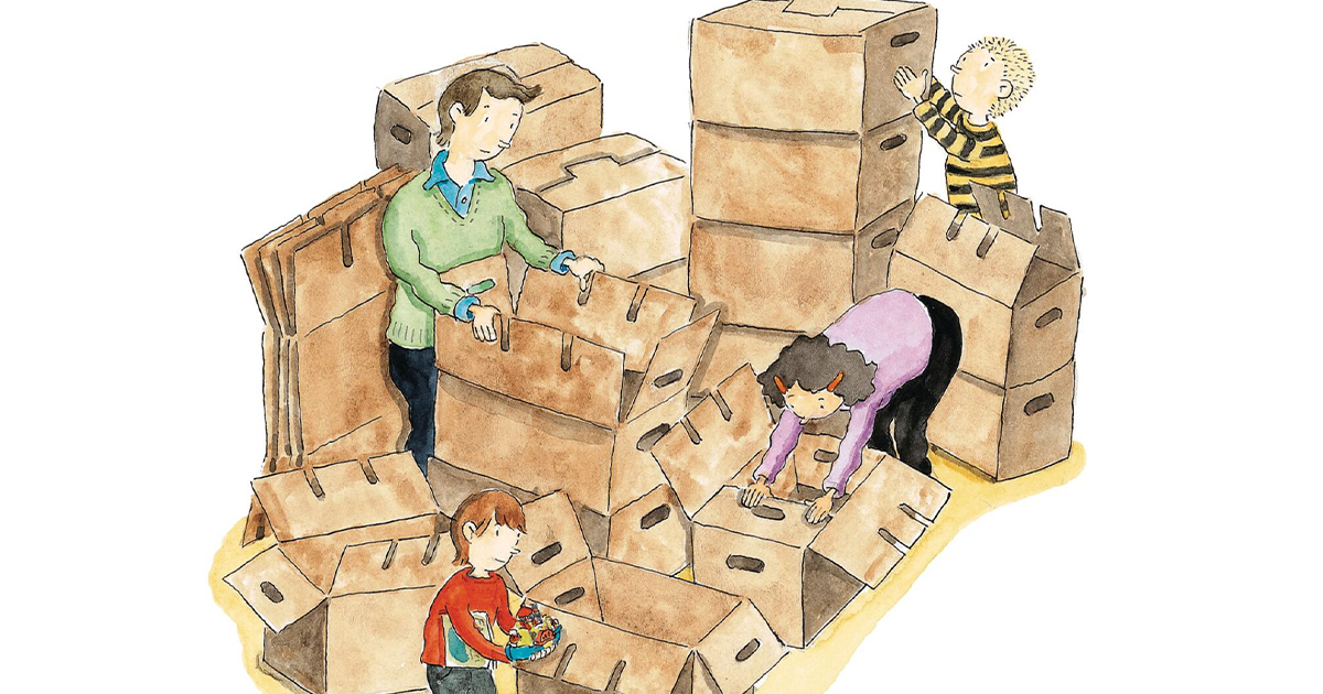 Barnböcker om att flytta — Bokino